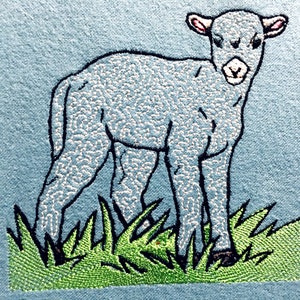 Lamb Machine Embroidery Pattern Easter Embroidery Design Digital File ...