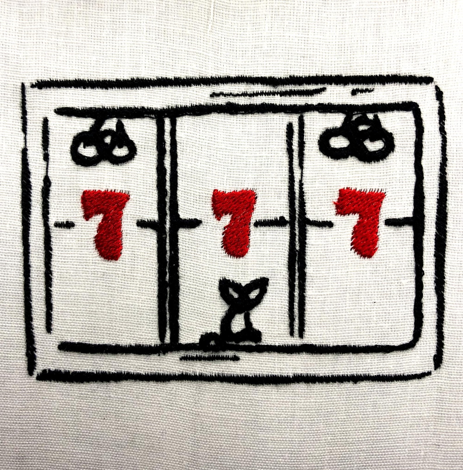 Triple 7's Machine Embroidery Pattern 777 Embroidery Design Digital ...