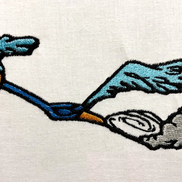Roadrunner Embroidery File - Etsy