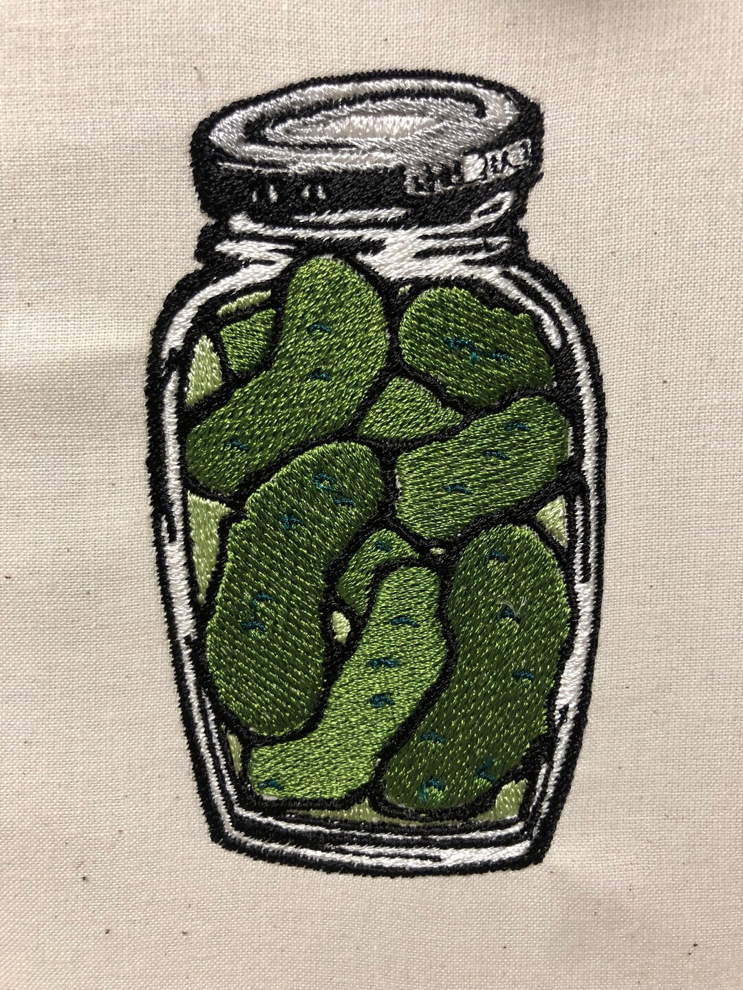 Pickle Jar Machine Embroidery Pattern Embroidery Design Digital File - Etsy