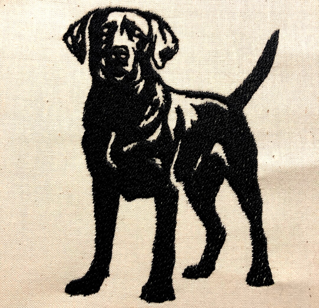 Labrador Retriever Machine Embroidery Pattern Dog Embroidery Design ...