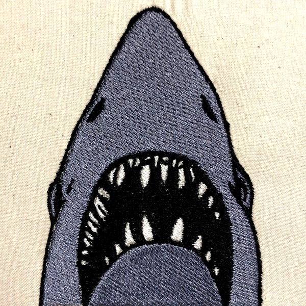 Jaws Embroidery - Etsy