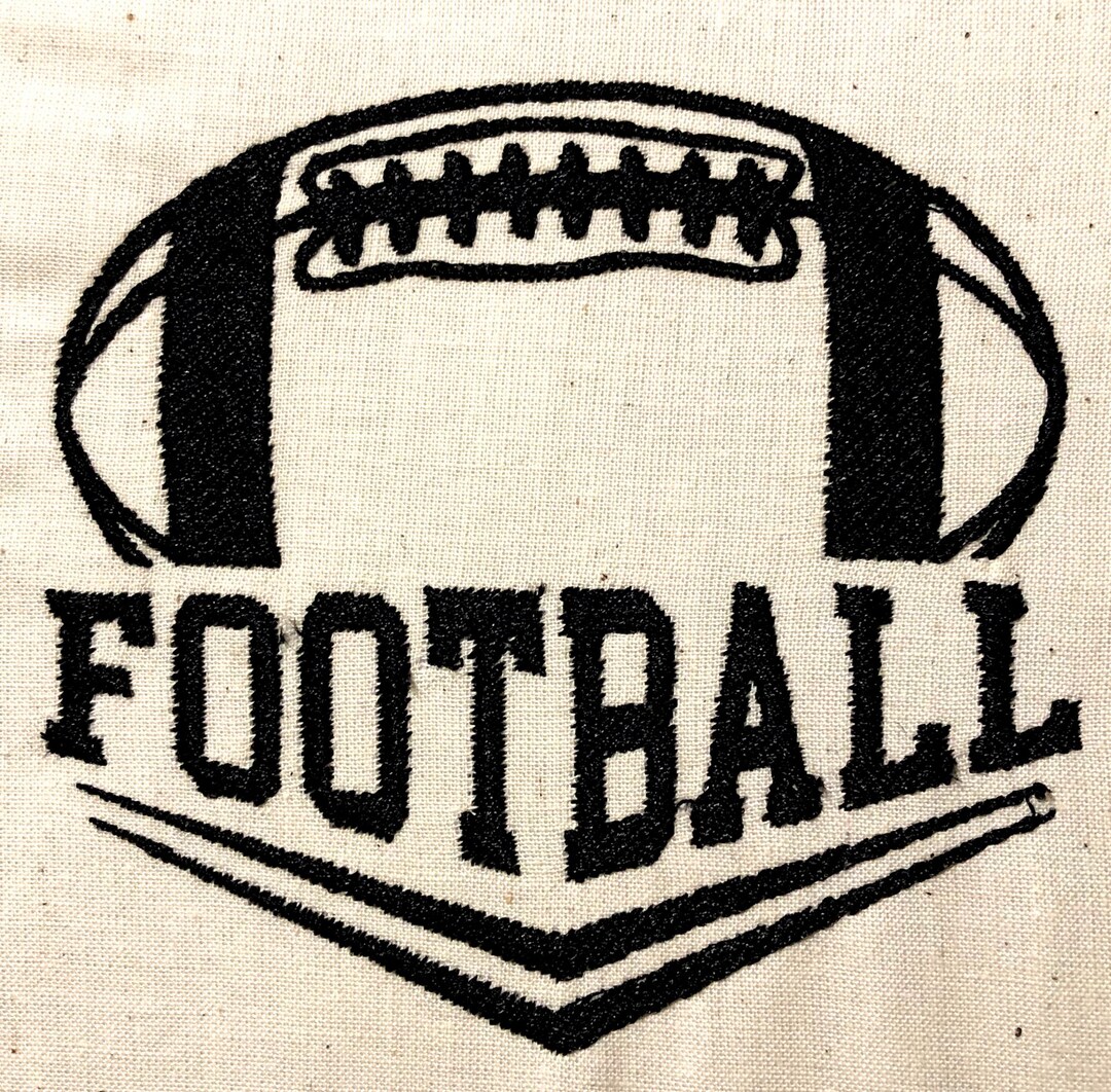 Football Monogram Machine Embroidery Designs Embroidery Design Digital ...