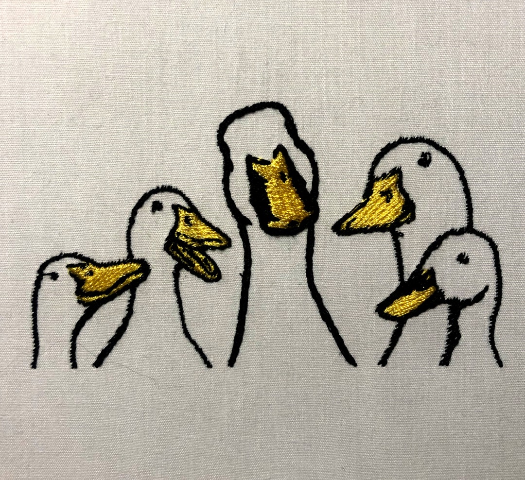 Ducks Machine Embroidery Design Embroidery Pattern Digital File - Etsy