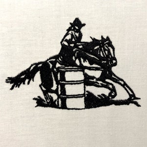 Barrel Racing Machine Embroidery Pattern Embroidery Design Digital File ...