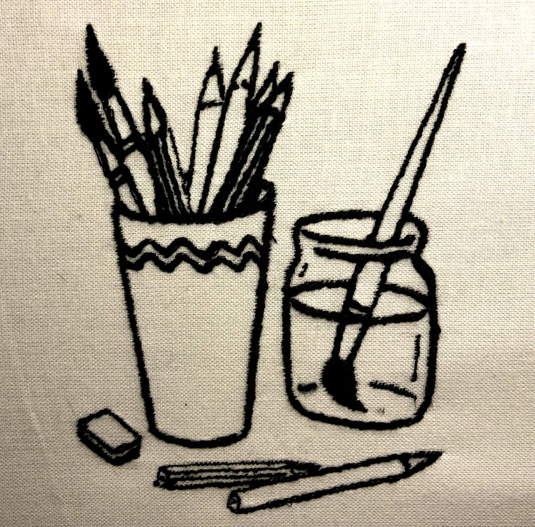 Artist Supplies Machine Embroidery Pattern Embroidery Design Digital ...