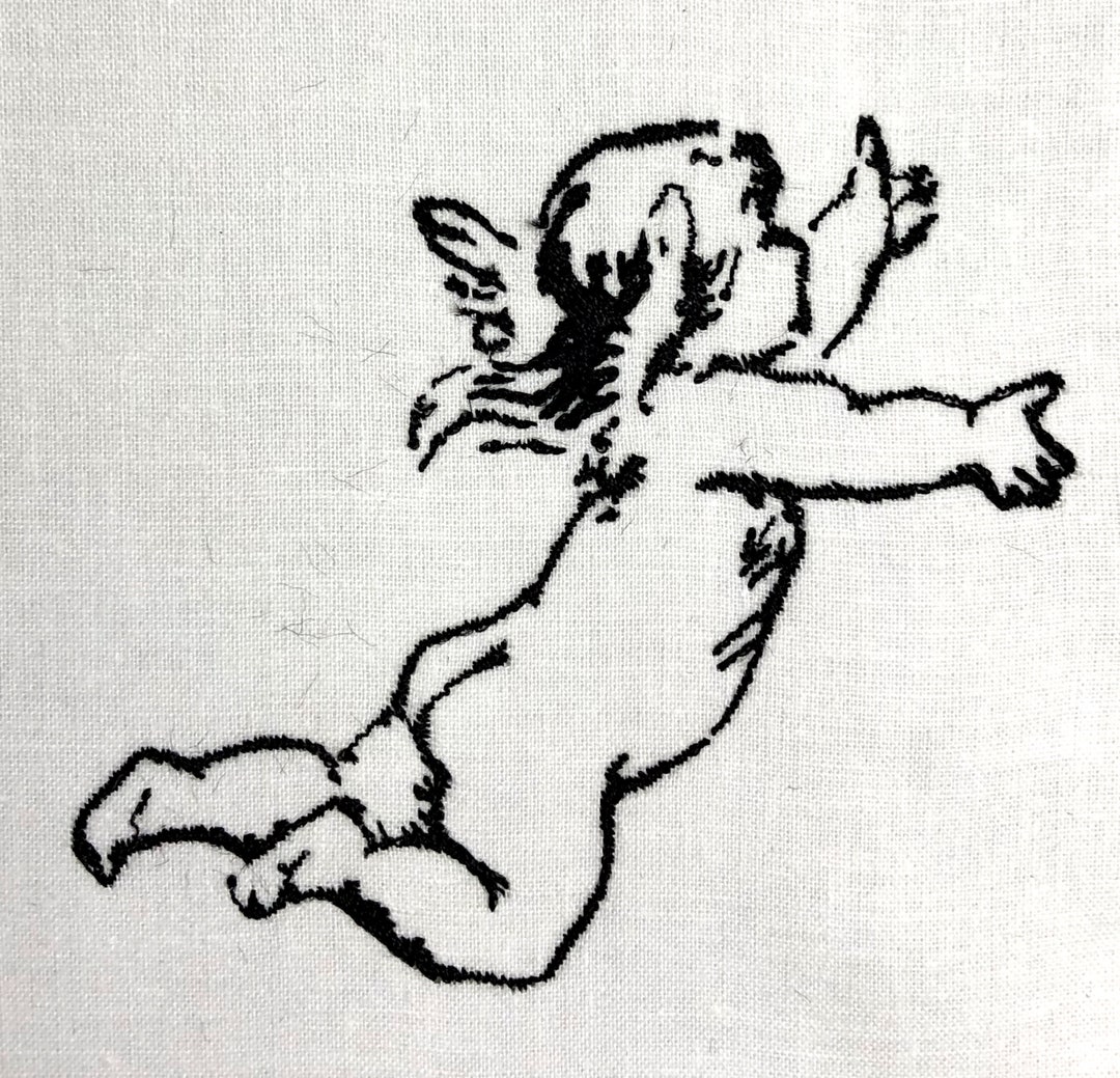 Cherub Machine Embroidery Pattern Embroidery Design Digital File - Etsy