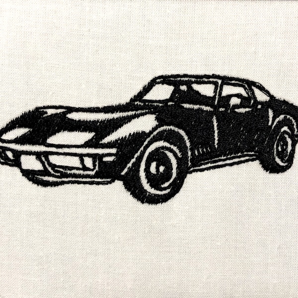 Corvette Embroidery - Etsy