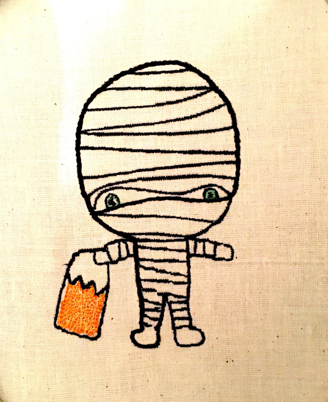 Halloween Mummy Machine Embroidery Design Embroidery Pattern Digital ...