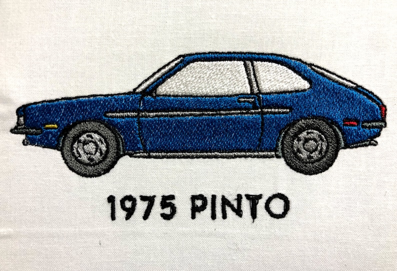 1975 Ford Pinto Machine Embroidery Pattern Auto Embroidery - Etsy