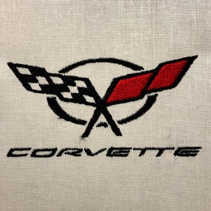 Corvette Flag Machine Embroidery Pattern Auto Embroidery Design Digital ...