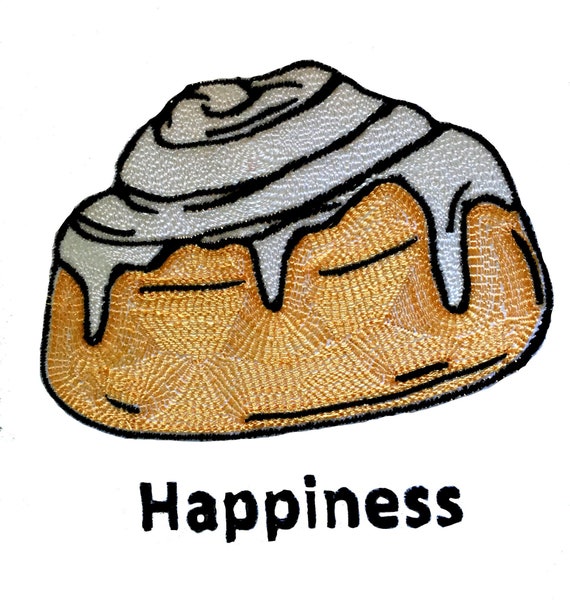 Cinnamon Roll Machine Embroidery Pattern Embroidery Design - Etsy