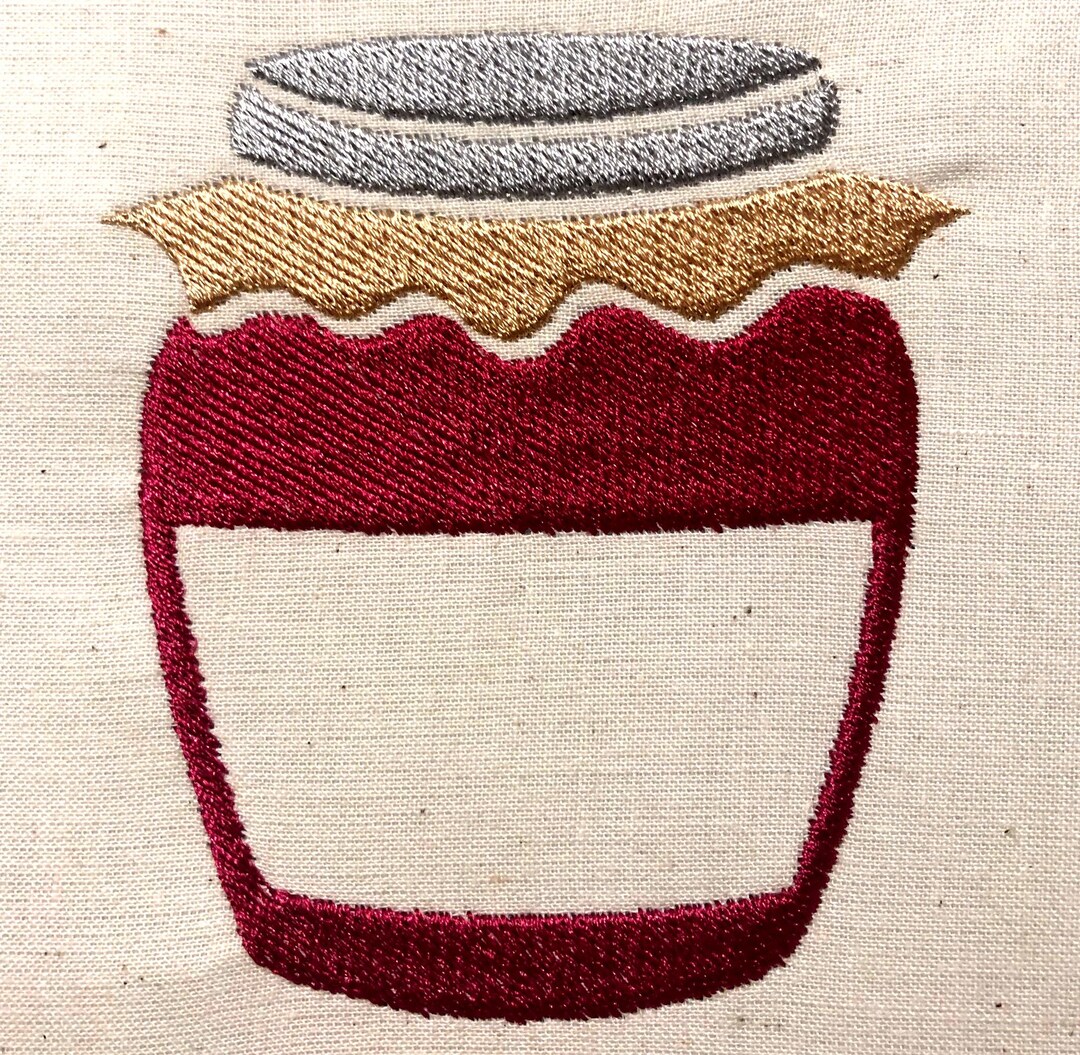 Preserves Canning Monogram Design Machine Embroidery Pattern Jam ...