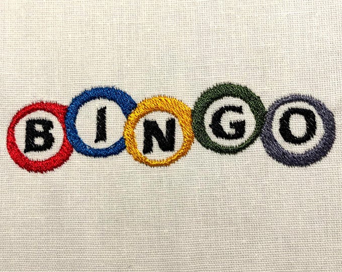 Crazy Bingo Lady Machine Embroidery Design. Proud Bingo Lady Embroidery ...