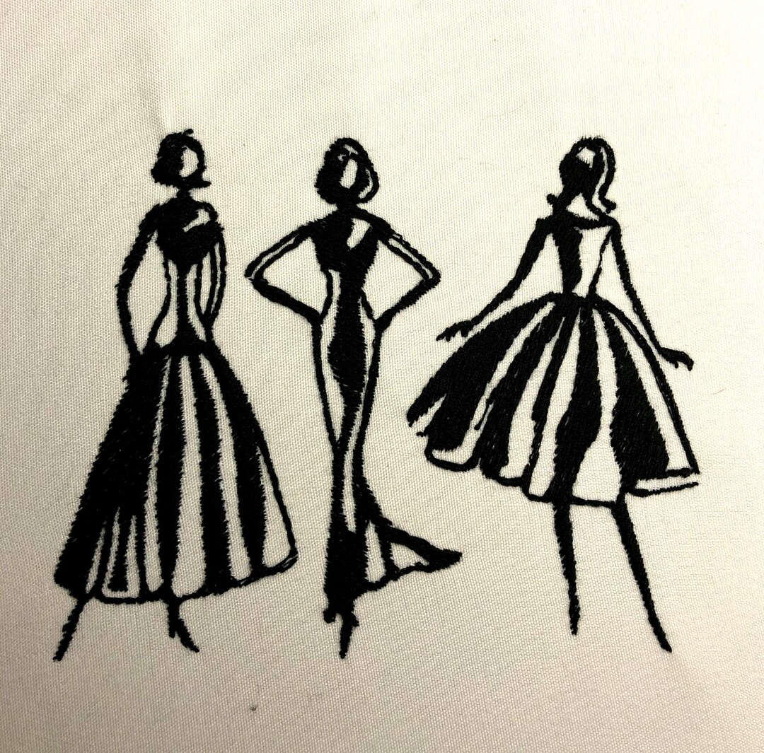 Fashion Machine Embroidery Pattern Clothing Vintage Design Embroidery ...