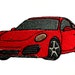 Porsche 911 Machine Embroidery Pattern Auto Embroidery Design Digital ...