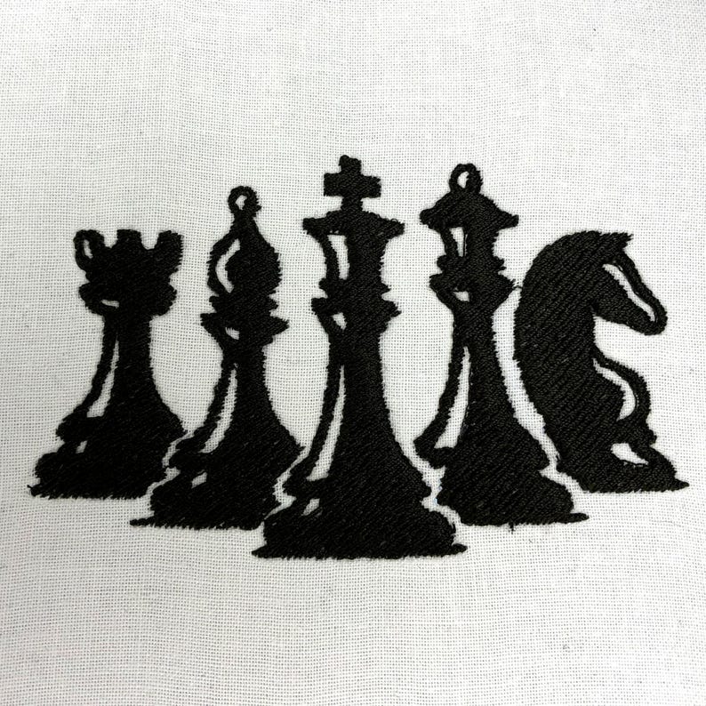 Chess Machine Embroidery Pattern Embroidery Design Digital File - Etsy UK