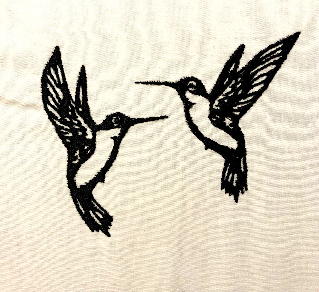 Hummingbirds Machine Embroidery Pattern Embroidery Design Digital File ...
