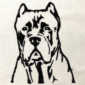 Cane Corso Machine Embroidery Pattern Dog Embroidery Design Digital ...