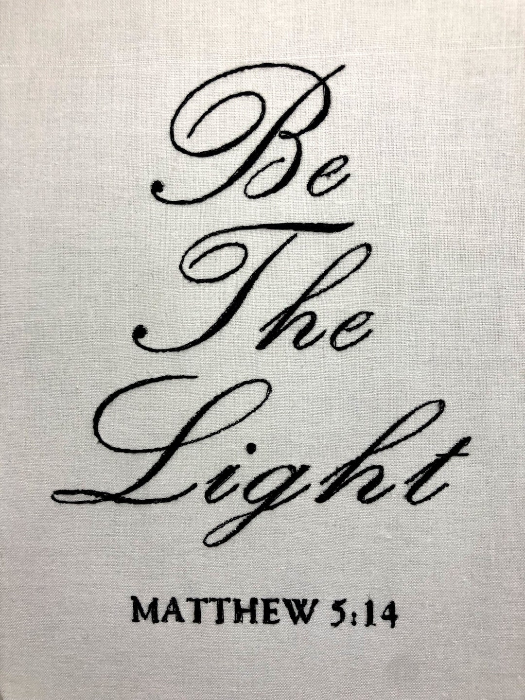Be the Light Matthew 5:14 Machine Embroidery Design Religious ...