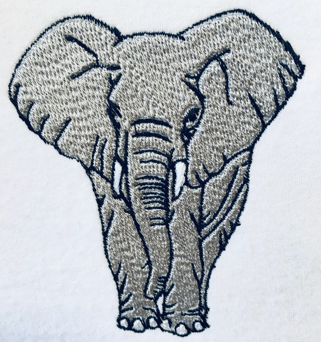 Elephant Machine Embroidery Design Elephant Machine Embroidery Pattern ...