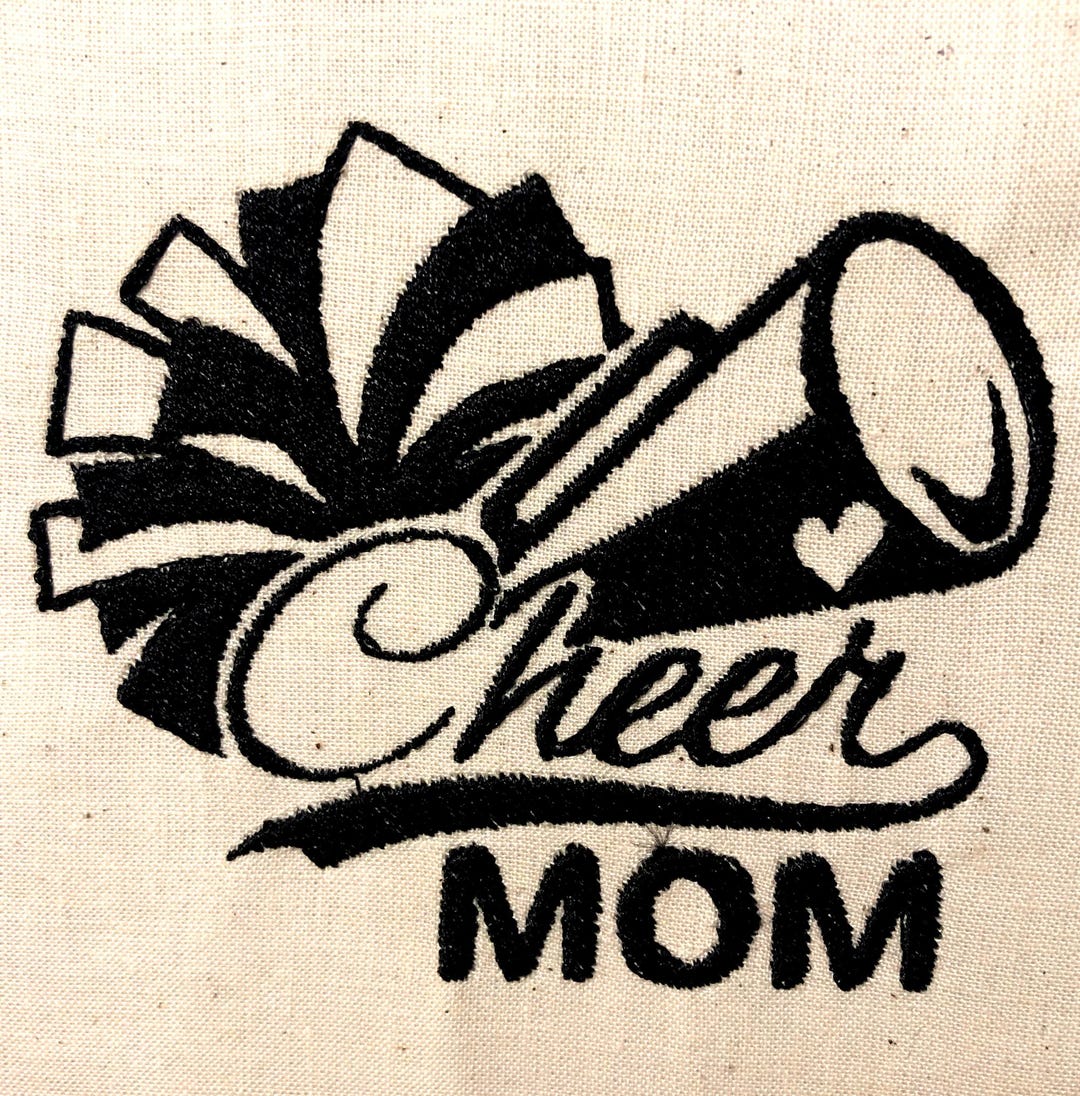 Cheer Mom Machine Embroidery Pattern Cheerleading Embroidery Design ...