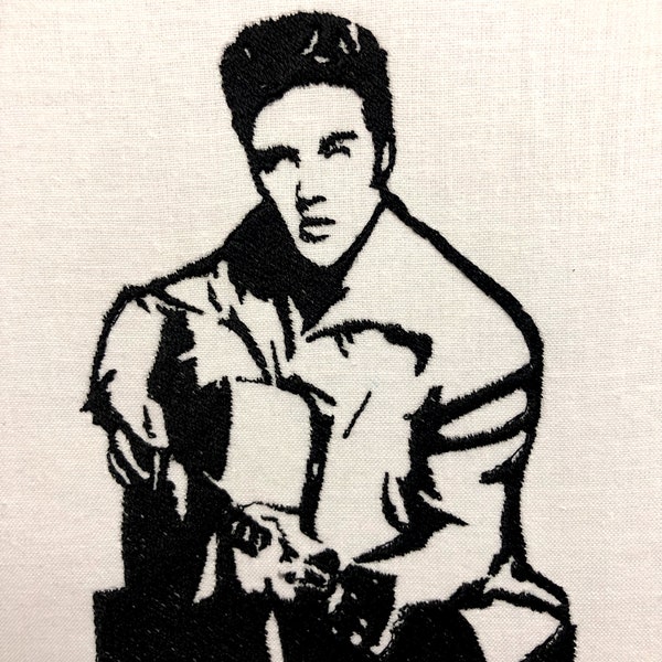 Embroidery Designs of Elvis Presley - Etsy