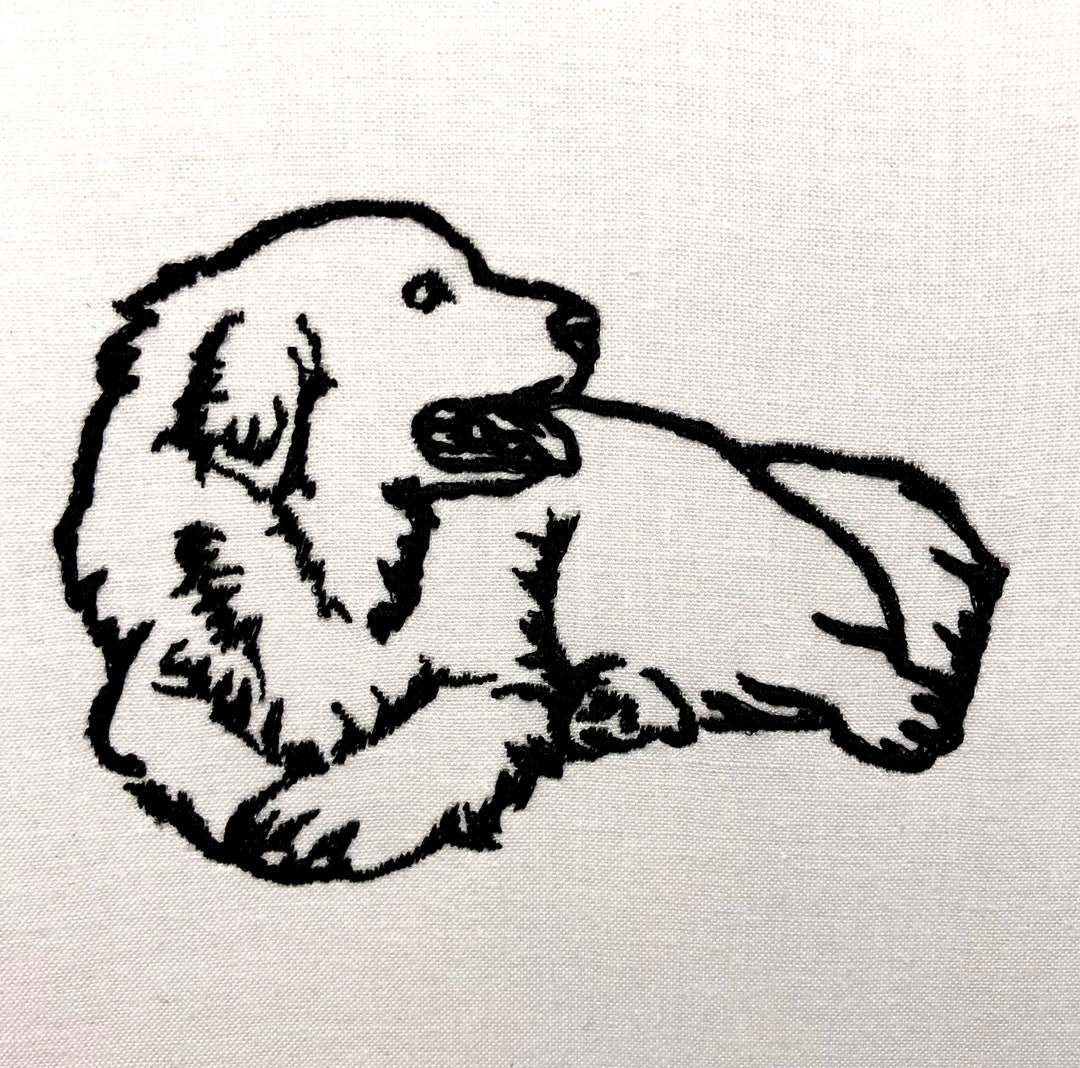 Great Pyrenees Laying Machine Embroidery Pattern Dog Embroidery Design ...
