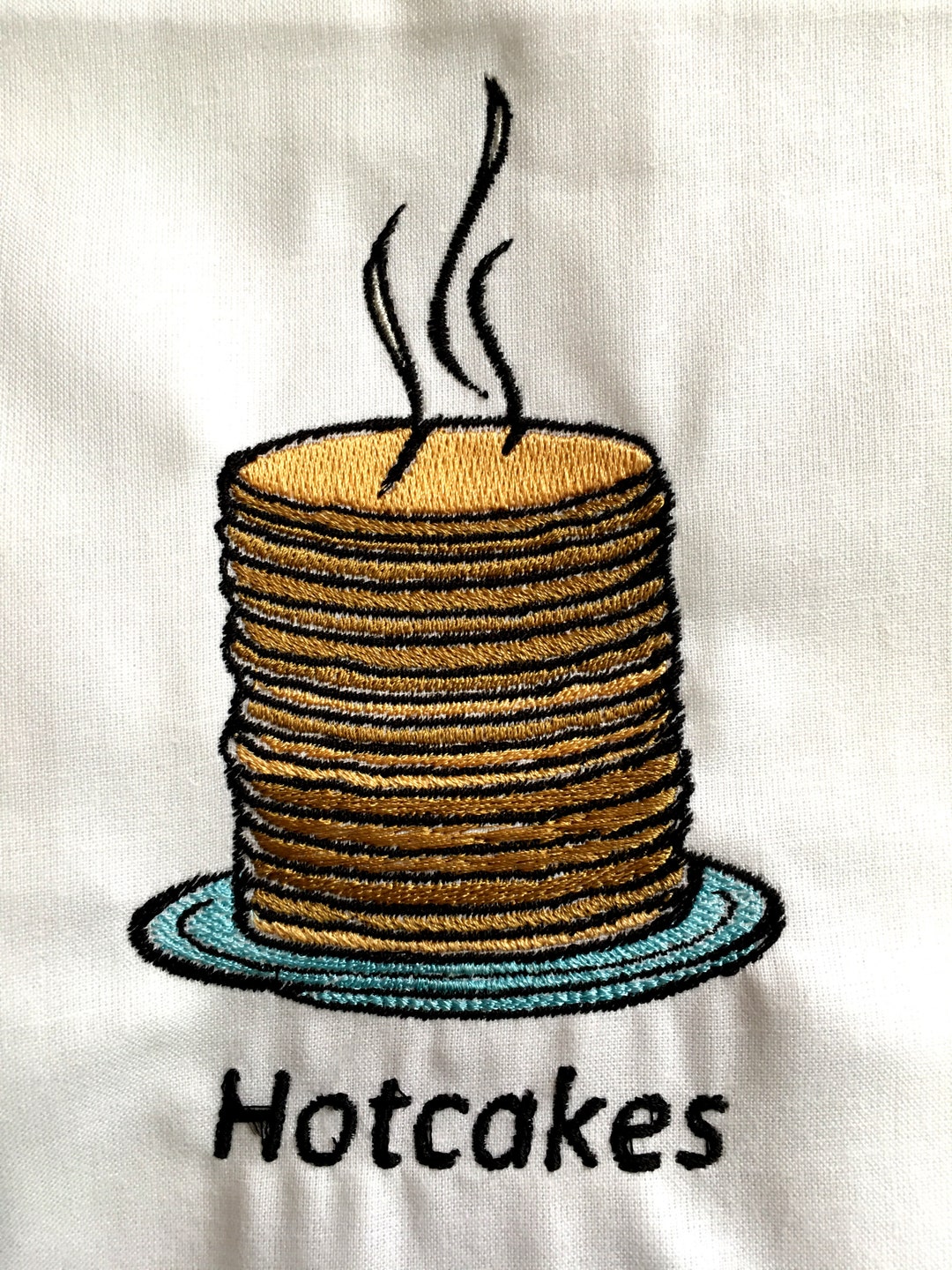 Hotcakes Stack of Pancakes Machine Embroidery Pattern Embroidery Design ...