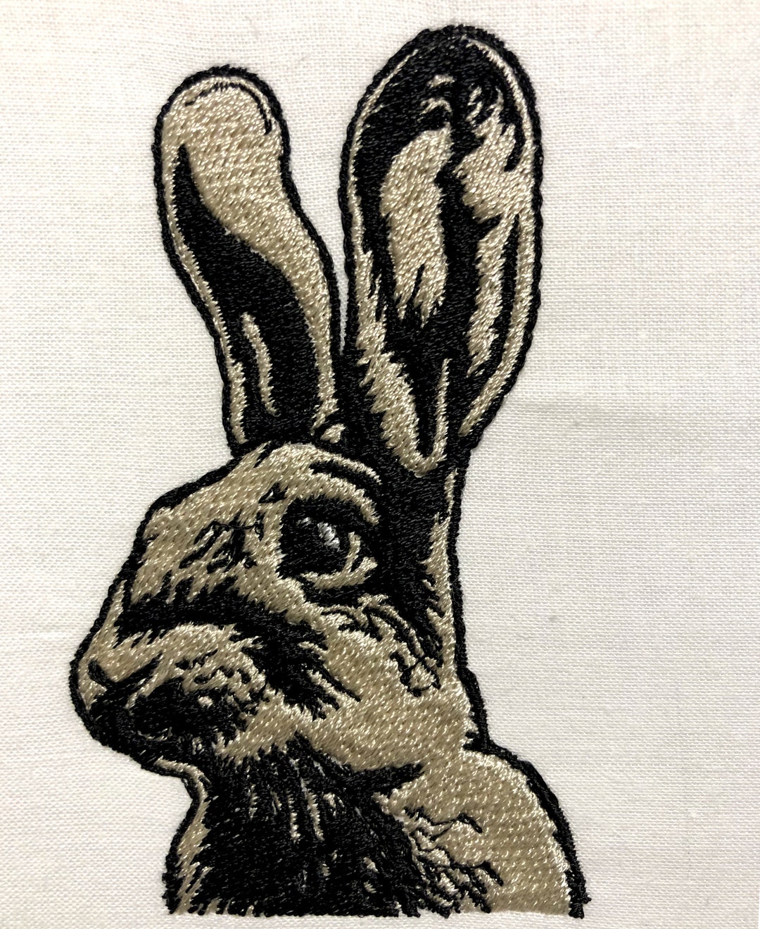 Hare Rabbit Machine Embroidery Pattern Easter Embroidery Design Digital ...