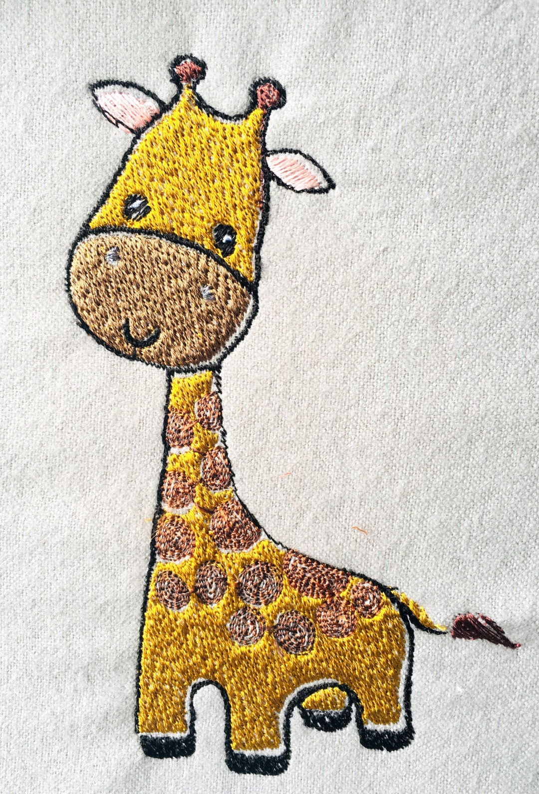 Baby Giraffe Machine Embroidery Pattern Woodland Animal Embroidery ...