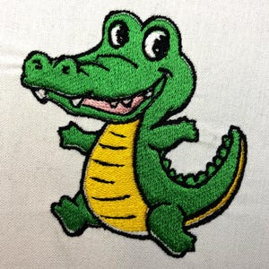 Cute Alligator Embroidery Design Machine Embroidery Pattern Digital ...