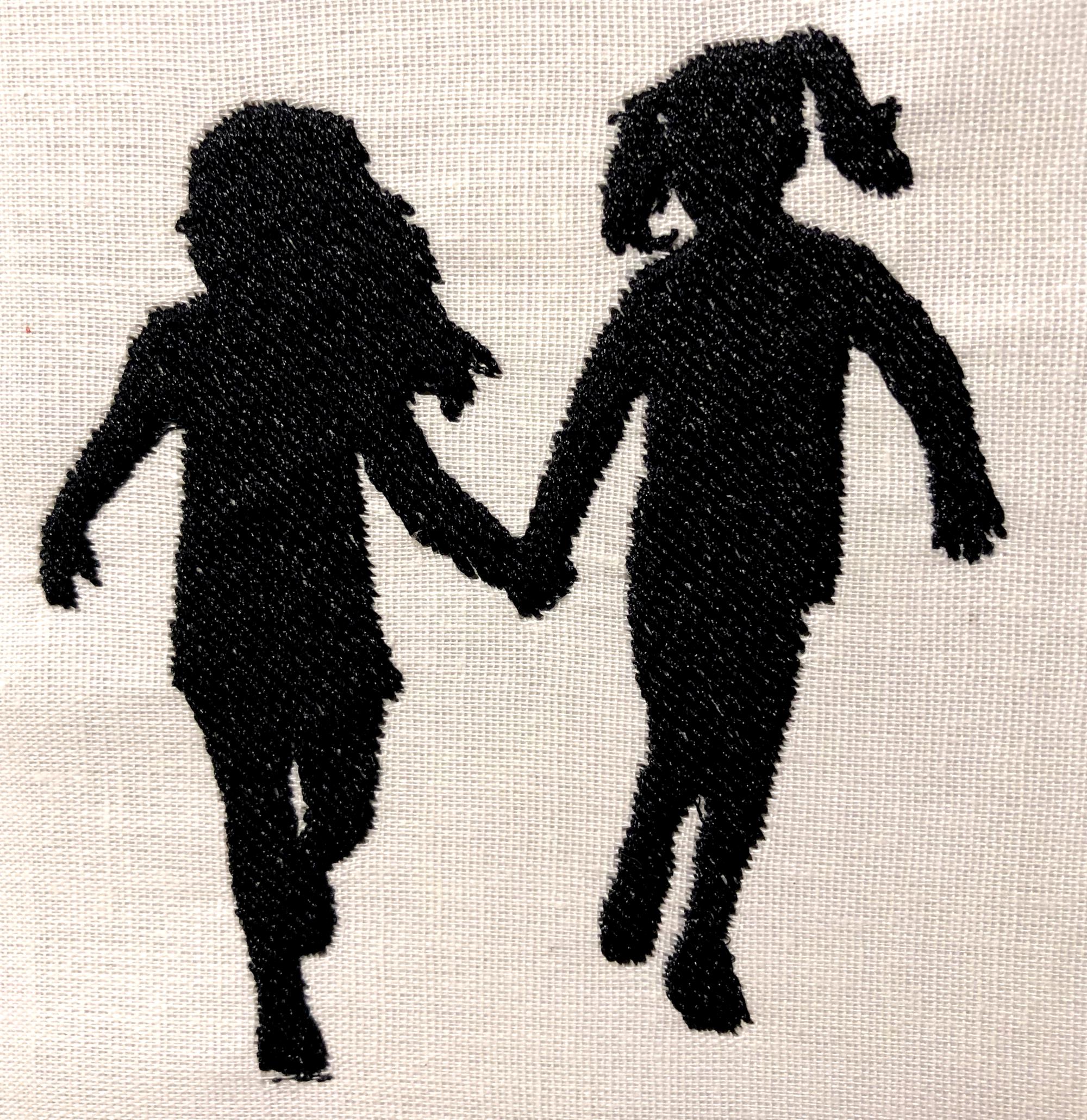 Best Friends Sisters Machine Embroidery Pattern Embroidery Design ...