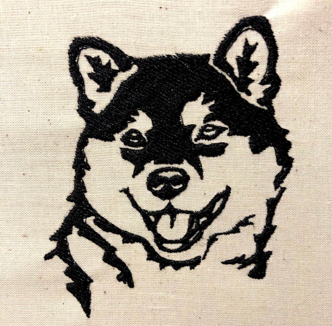 Shinu Ibu Machine Embroidery Pattern Dog Embroidery Design Digital File ...