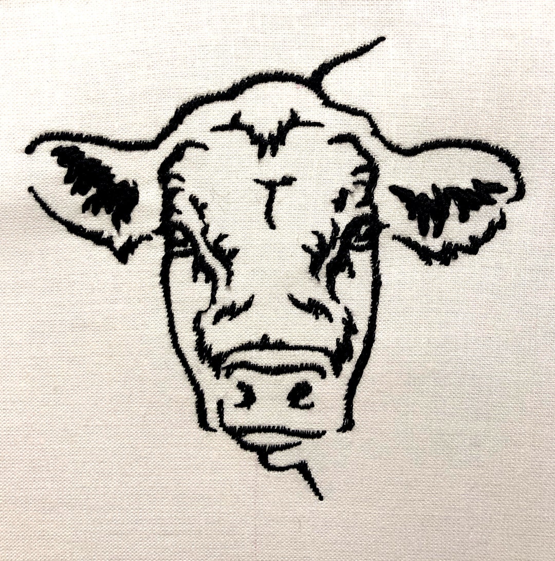 Aberdeen Angus Bull Machine Embroidery Pattern Embroidery Design ...