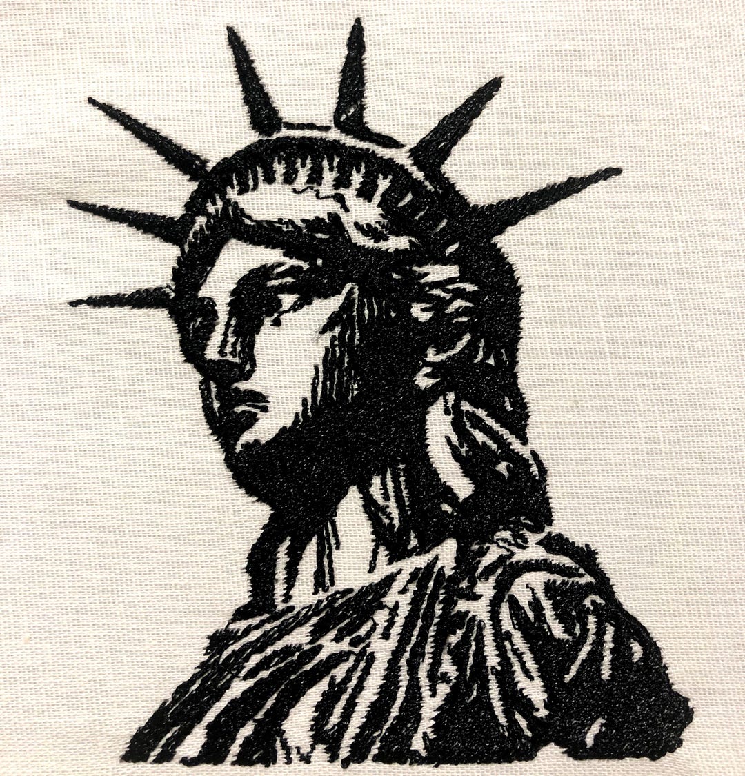 Statue of Liberty Machine Embroidery Design Landmark Embroidery Pattern ...
