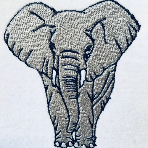 Elephant Machine Embroidery Design Embroidery Pattern - Etsy