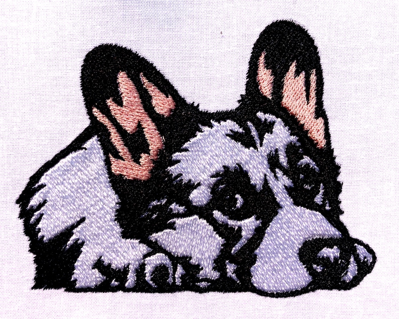 Corgi Machine Embroidery Design Dog Embroidery Pattern Digital File - Etsy
