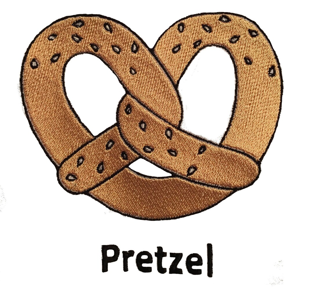 Pretzel Machine Embroidery Pattern Embroidery Design Digital File - Etsy