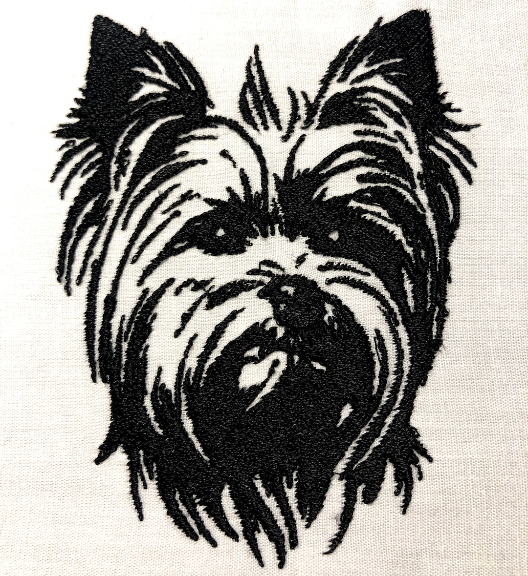 Yorkshire Terrier Machine Embroidery Pattern Dog Embroidery Design ...