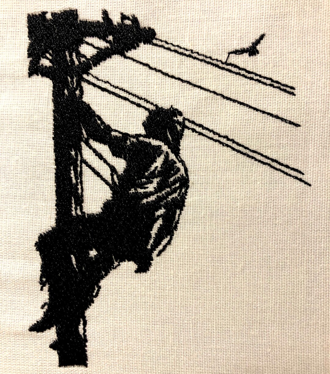 Lineman Machine Embroidery Pattern Embroidery Design Digital File - Etsy