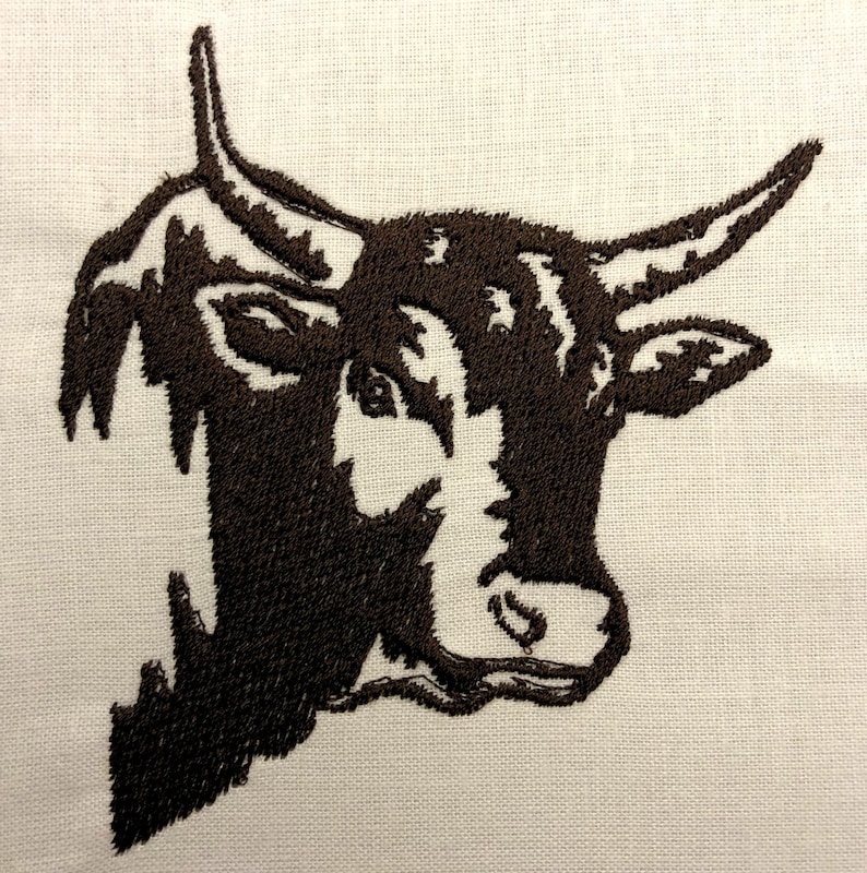 Nguni Bull Machine Embroidery Pattern Embroidery Design Digital File - Etsy