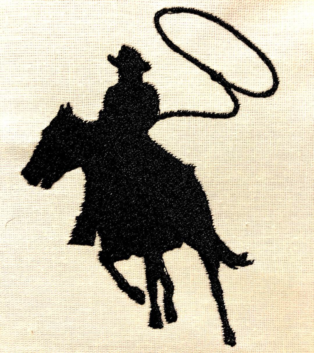 Rodeo Cattle Roping Machine Embroidery Pattern Rodeo Embroidery Design ...