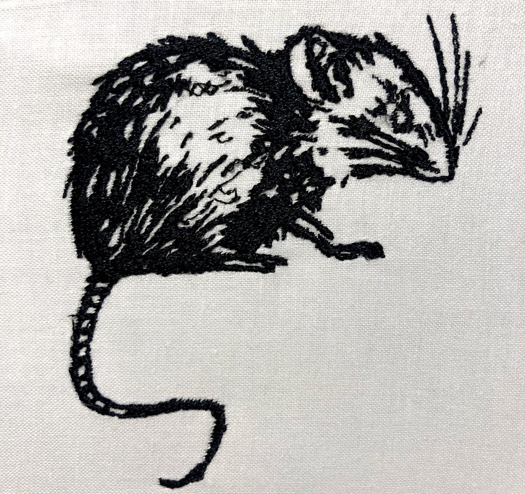 Field Mouse Machine Embroidery Pattern Embroidery Digital File - Etsy