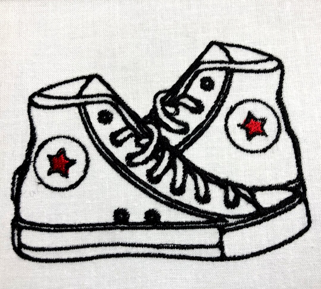 Sneakers Embroidery Pattern Embroidery Design Digital File - Etsy