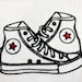 Converse Sneakers Embroidery Pattern Embroidery Design Digital File - Etsy