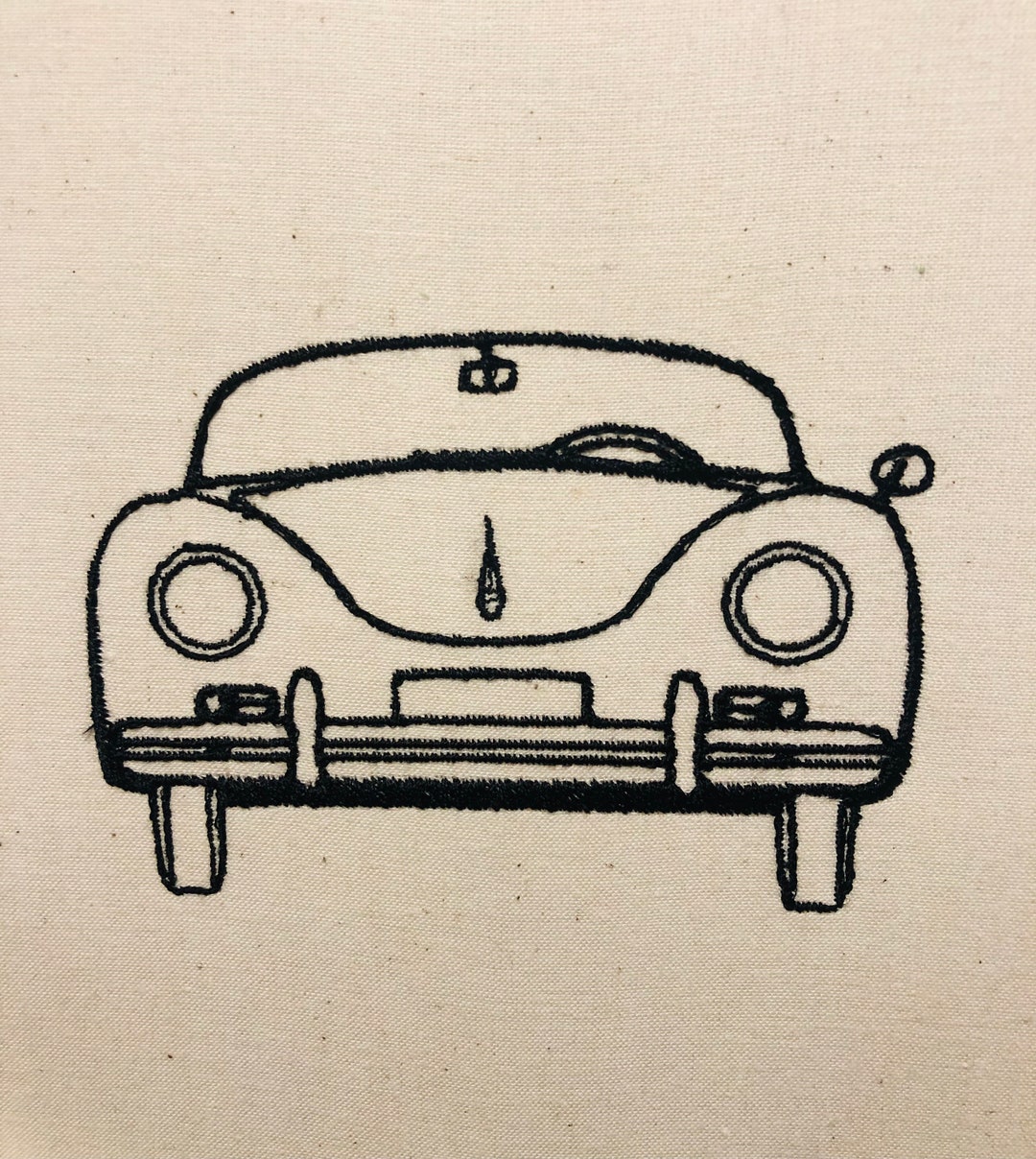 1957 Porsche Speedster 356 Outline Machine Embroidery Pattern Auto ...