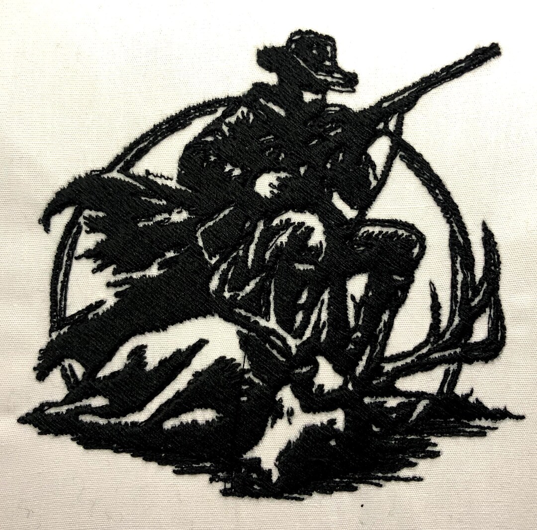 Deer Hunting Machine Embroidery Pattern Embroidery Design Digital File ...