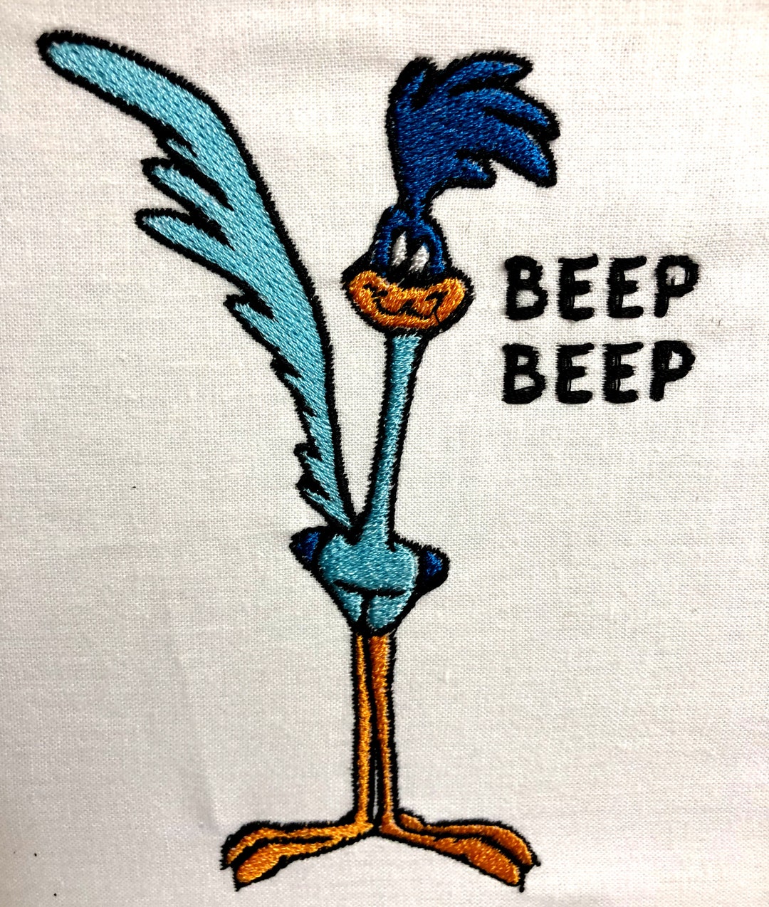 Road Runner Machine Embroidery Pattern Looney Tunes Embroidery Design ...