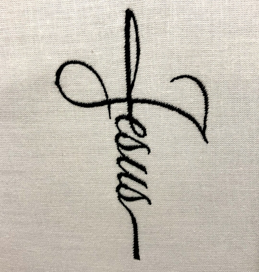 Jesus Cross Machine Embroidery Pattern Embroidery Design Digital File ...